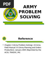 Army 7-Step Problem Solving Process | PDF | Emergence | Epistemology