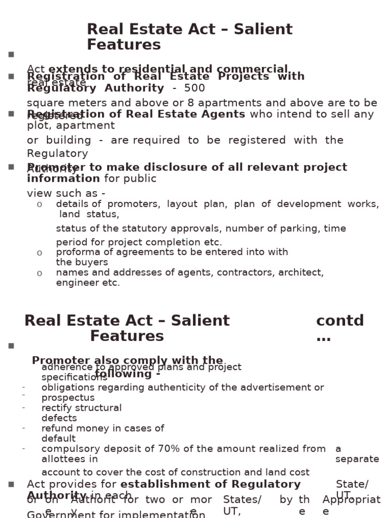 RERA Presentation | PDF | Justice | Crime & Violence