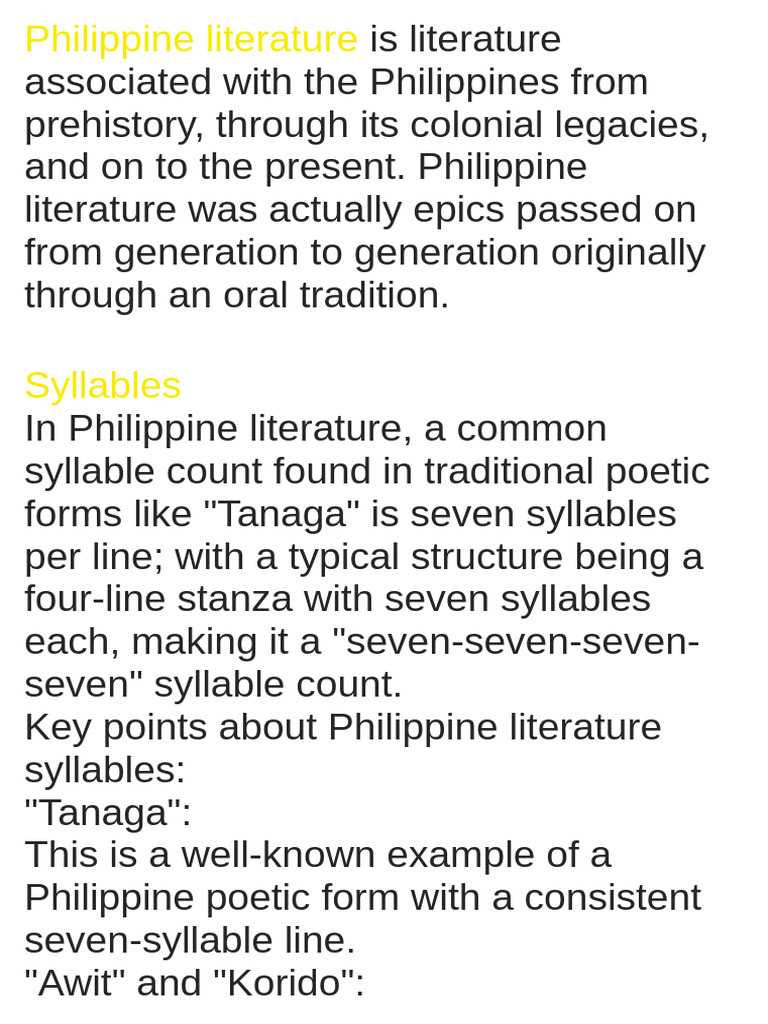 Syllable Patterns in Filipino Poetry | PDF