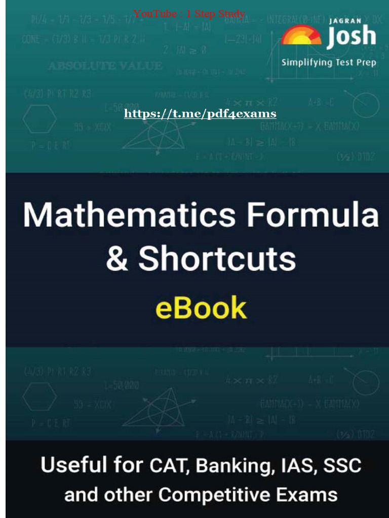 Mathematics Formula And Shortcuts (1 Step Study) | PDF | World Wide Web ...