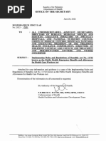 COVID-19 Health Emergency Allowance Guidelines | PDF | Privacy | Audit