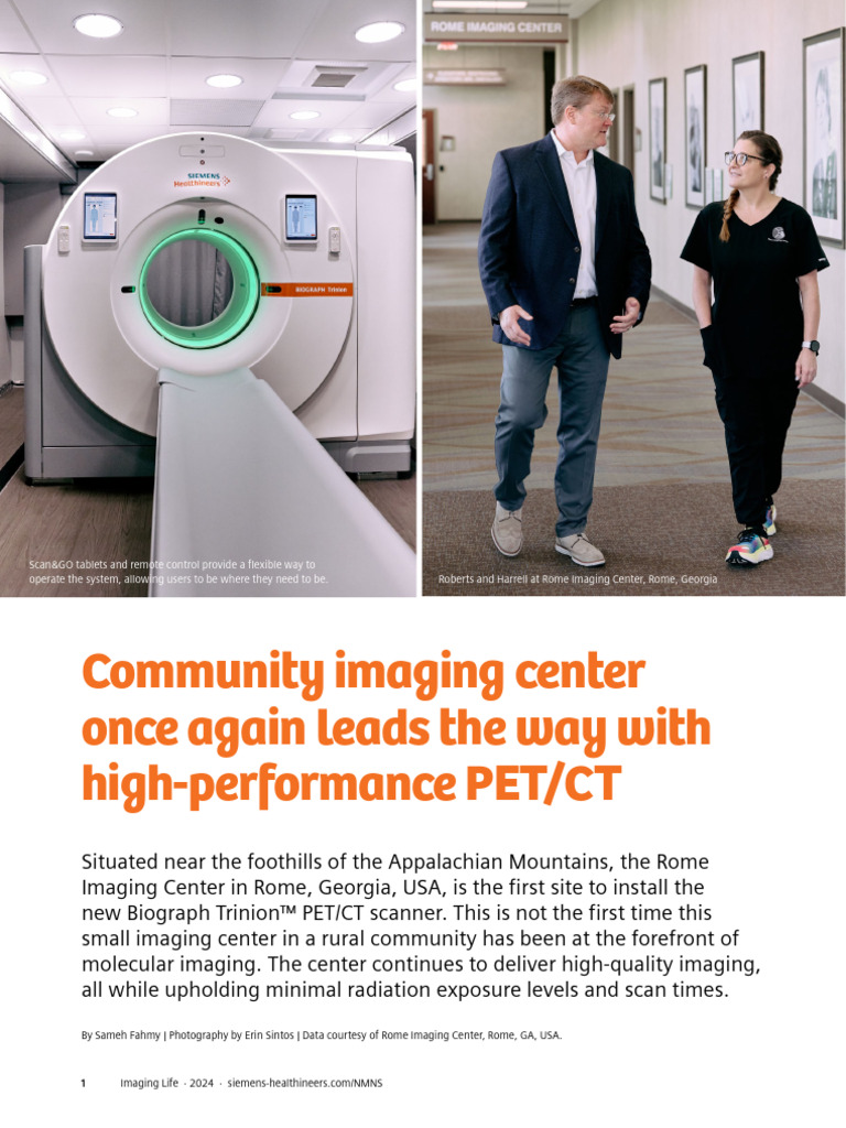 Siemens Healthineers Mi Biograph Trinion Pet Ct Imaging Center Rome | PDF | Ct Scan | Positron ...