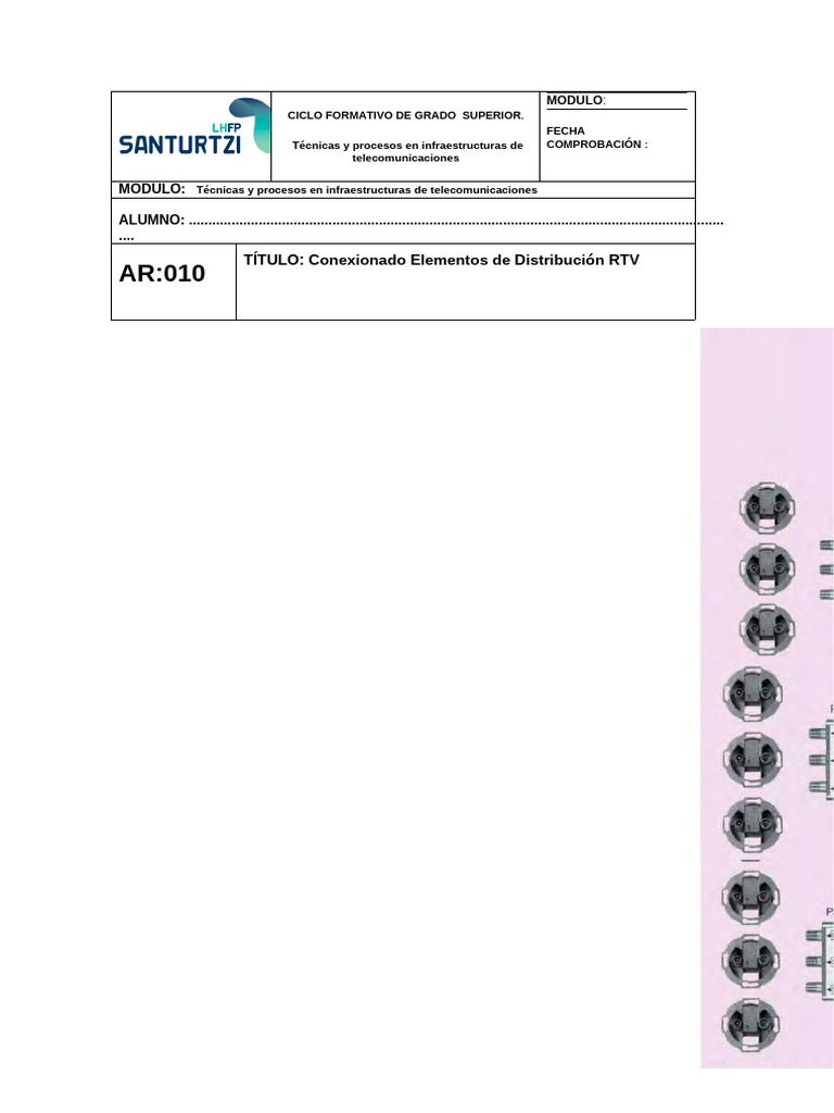 AR - 010 Conexionado RTV | PDF