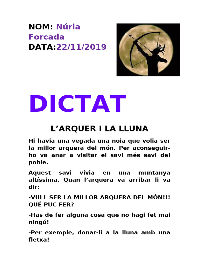 L'arquer I La Lluna | PDF