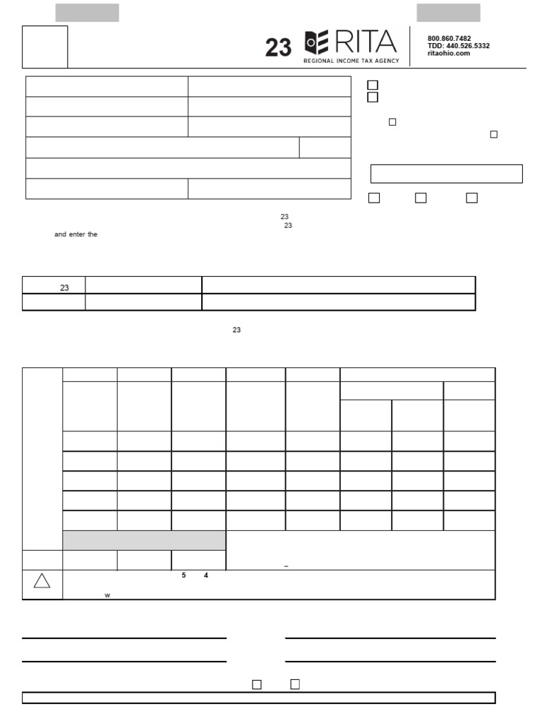RITA Tax Return Guide | PDF | Irs Tax Forms | Taxes