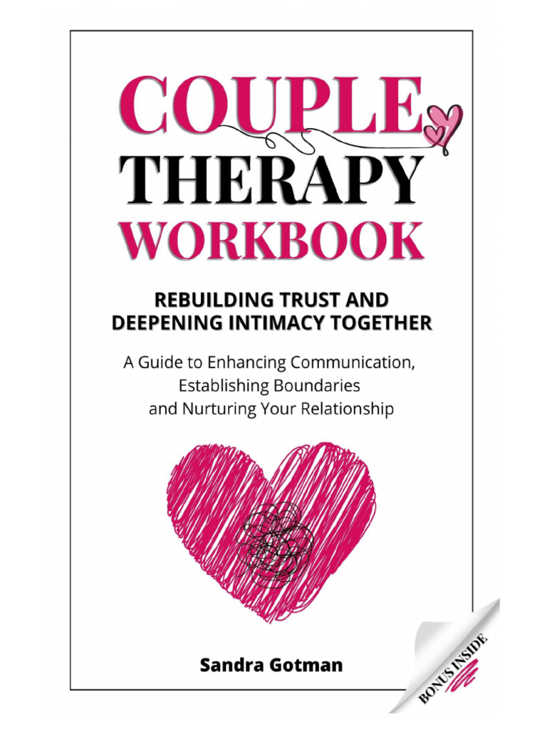 couple_therapy_workbook_ | PDF | Intimate Relationships | Love