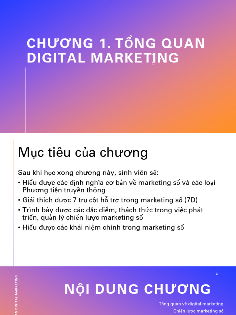 Chuong 1. Tong Quan Marketing So | PDF