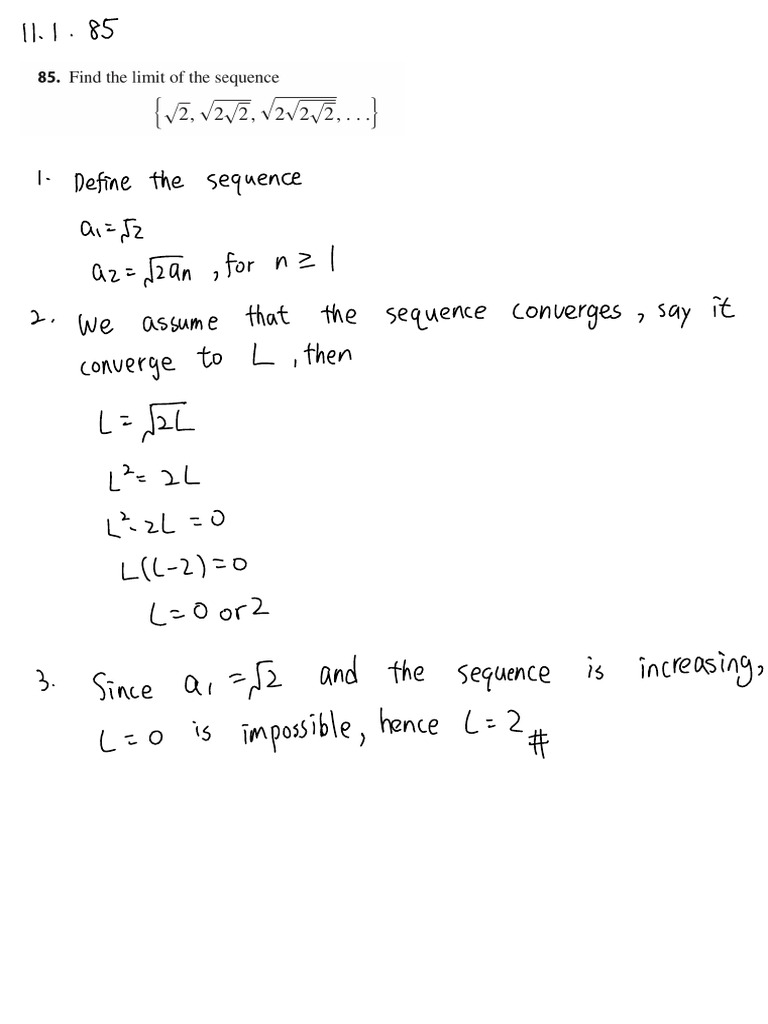 Converging Sequence Analysis | PDF