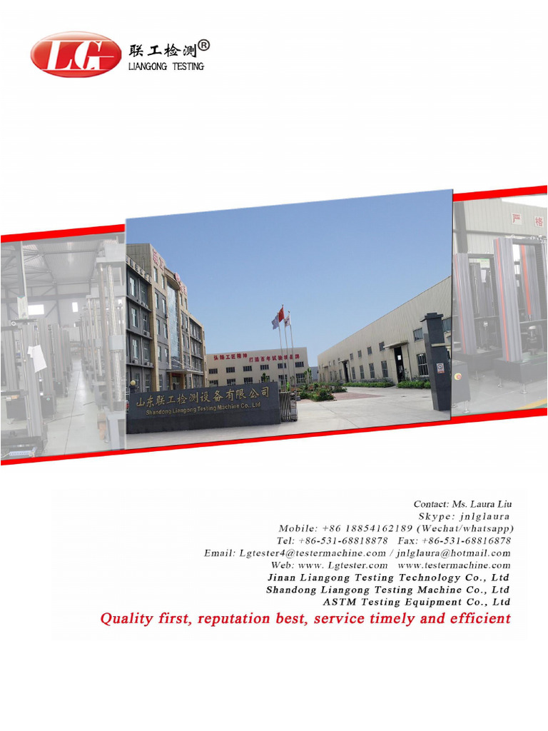 CMT-300 Computer Control Electronic Universal Testing Machine | PDF ...