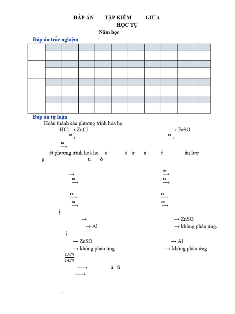 Đáp An - ĐC - Gki KHTN 9 (24-25) | PDF