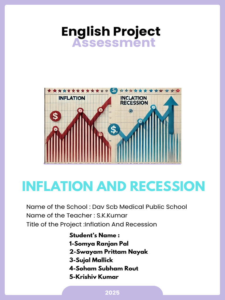 English Project Assessment Cover Page Document in White Purple Fun ...