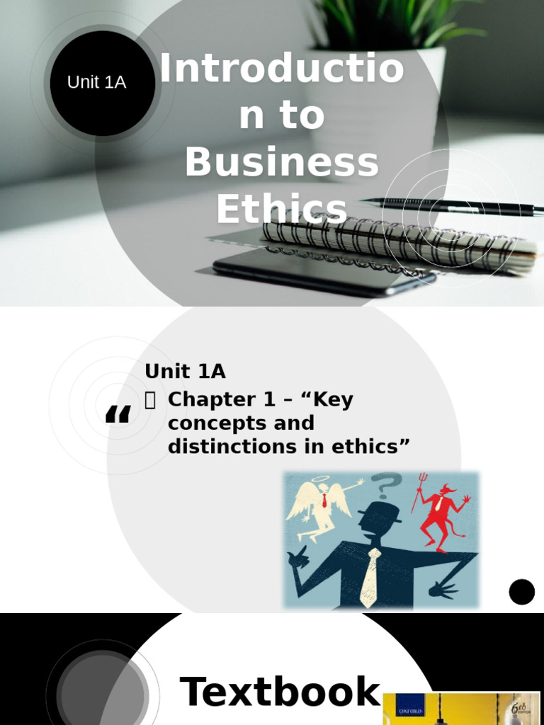 Introduction to Business Ethics Concepts | PDF | Morality | Business Ethics