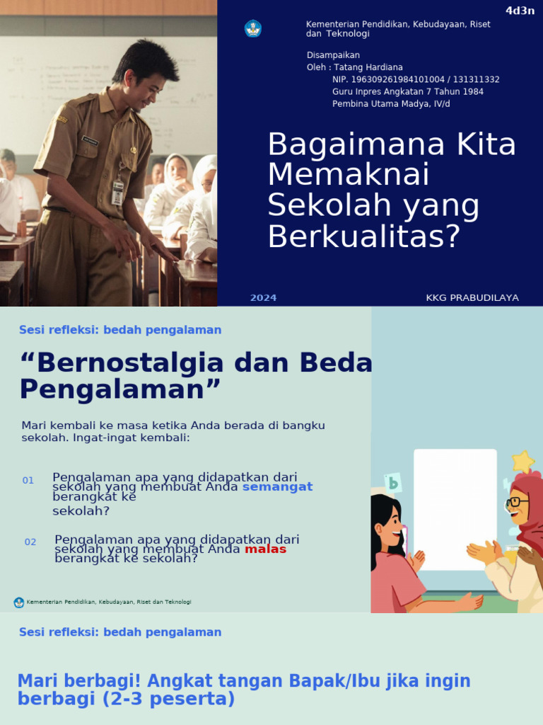 Memaknai Sekolah Yang Berkualitas_ Prabu | PDF