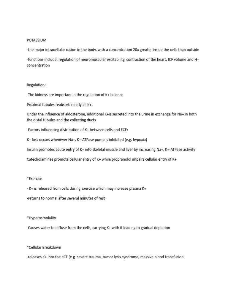 POTASSIUM | PDF