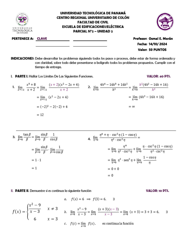 Parcial 2 Utp - Solucion | PDF