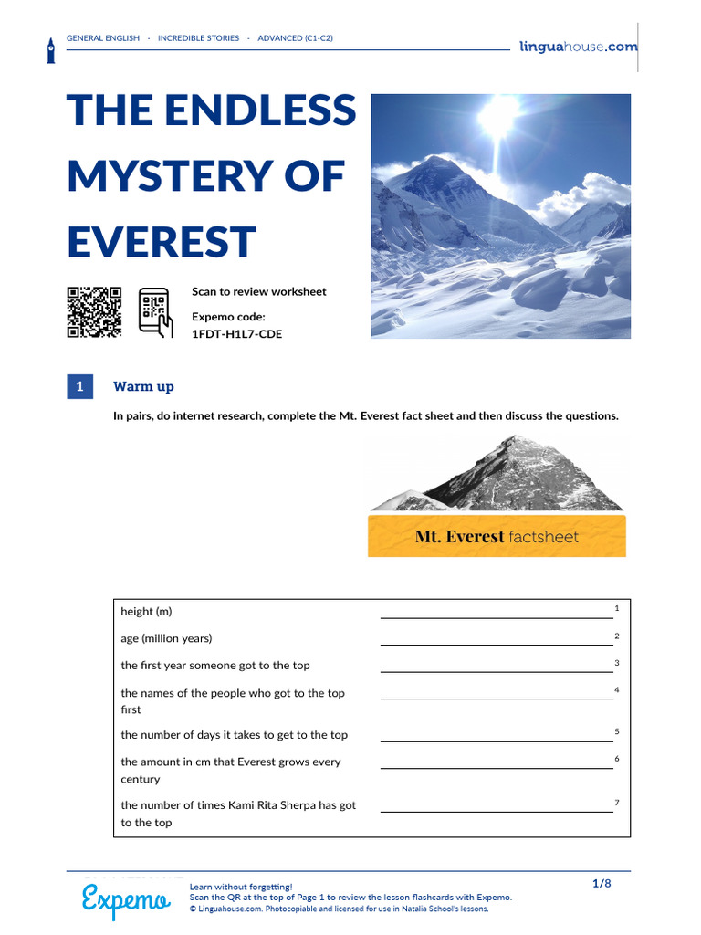 Everest's Fatal Mysteries Explained | PDF | Mount Everest | Mountaineering