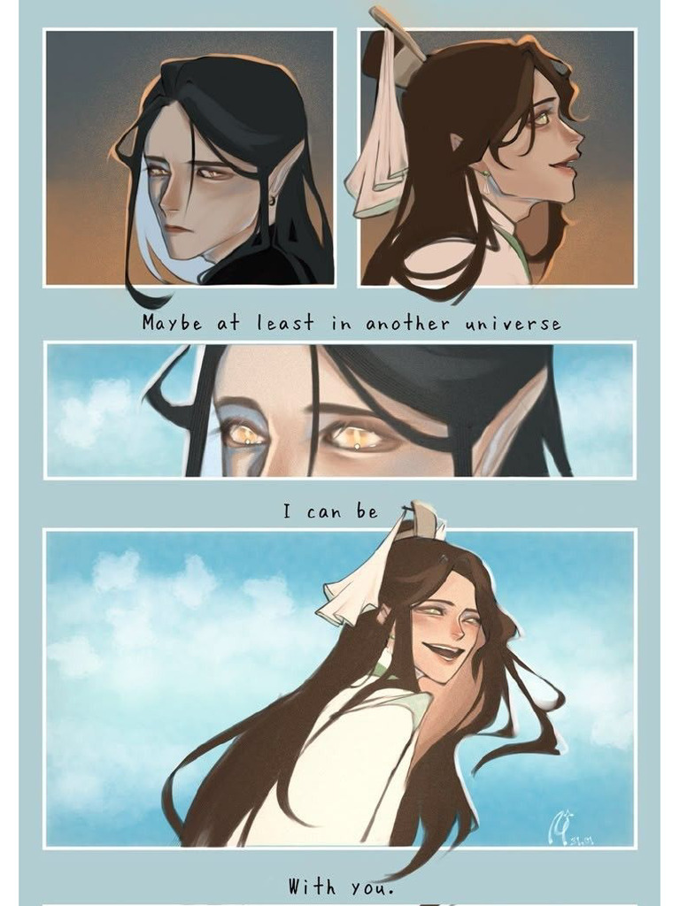 Uma fanart sobre uma possivel fic triste de Beafleaf | PDF