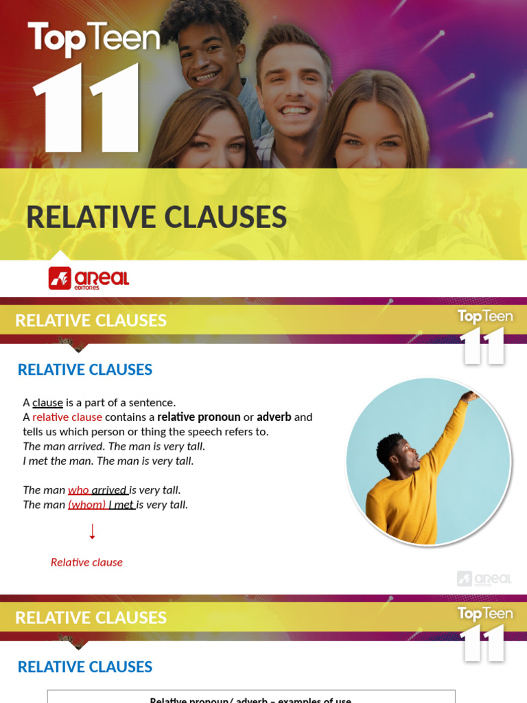 Ae Tt11 Relative Clauses | PDF | Syntax | Linguistics