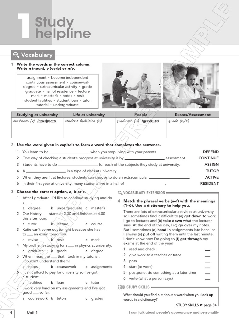 Checkpoint B2 WB Sample U1 2 | PDF | Cost Of Living | Grammar