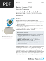 Endress-Hauser Proline Promag P 300 5P3B EN | PDF | Flow Measurement ...