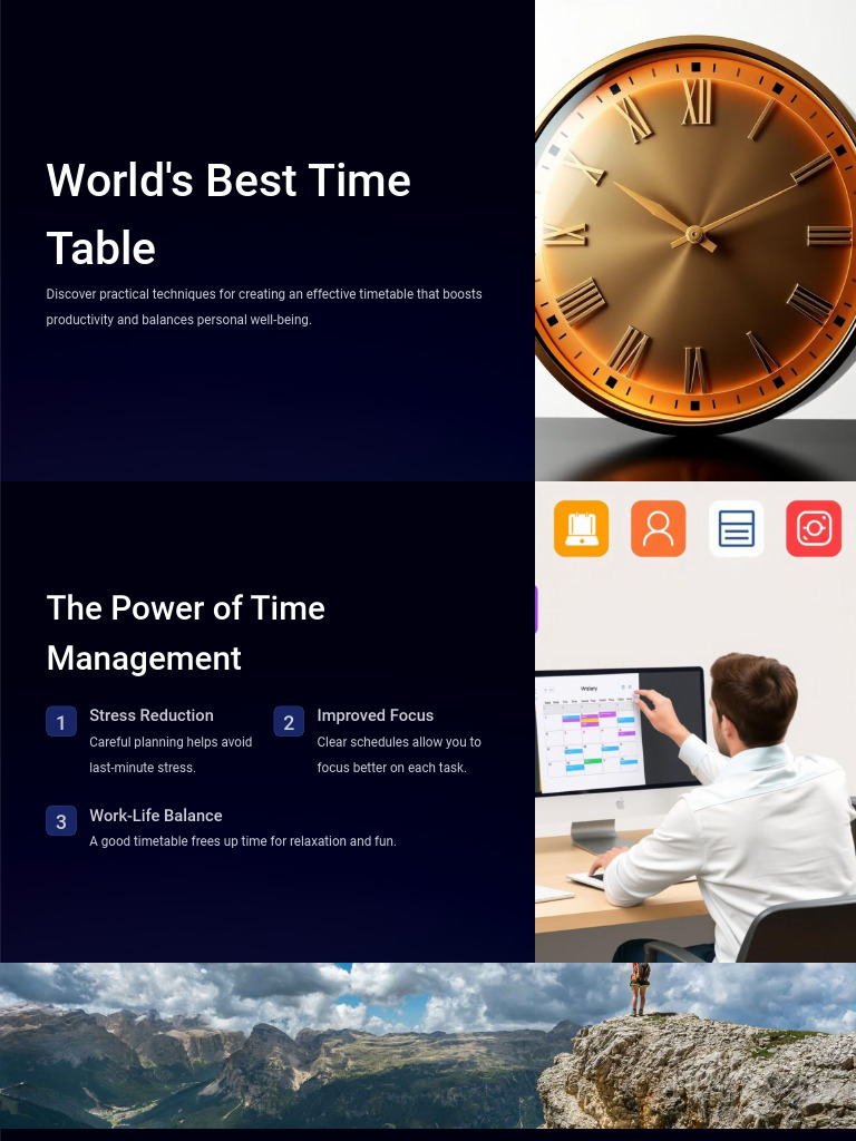 Worlds Best Time Table | PDF | Sleep | Disciplines