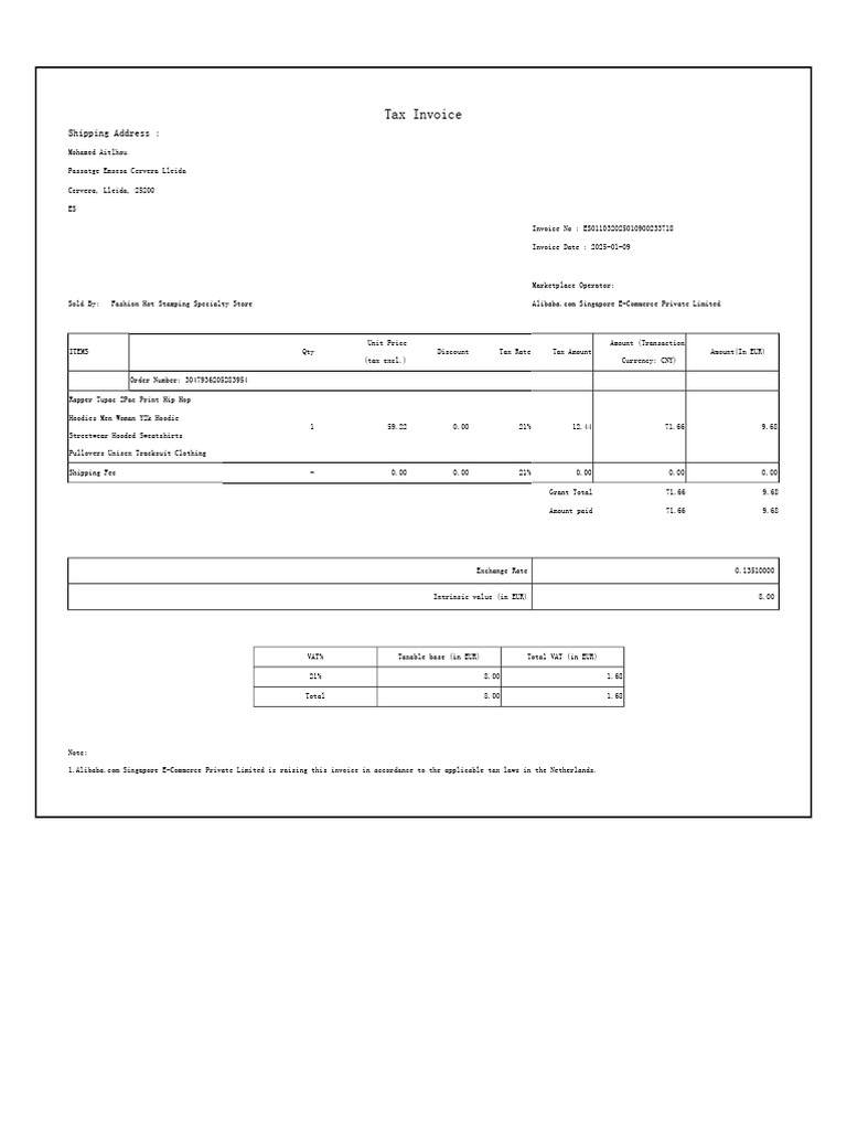 Payment | PDF | Taxes | Invoice