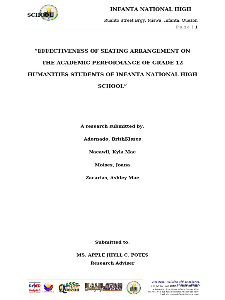 Research Template Chapters I V | PDF | Survey Methodology | Sampling (Statistics)