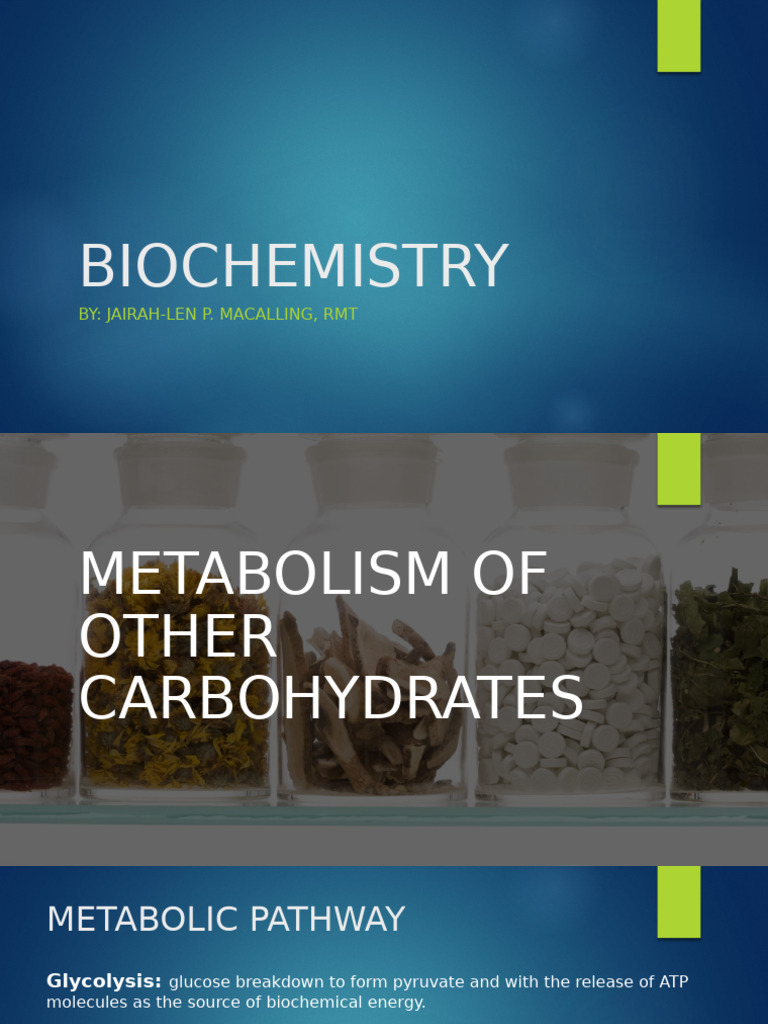 Metabolism of Other Cho | PDF | Nicotinamide Adenine Dinucleotide ...