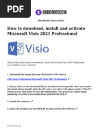 MS Visio Setup and Installation | PDF