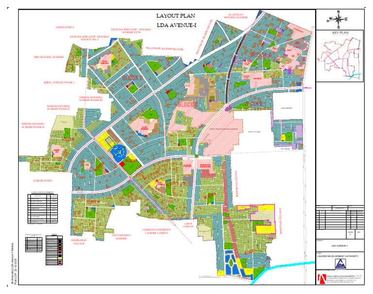01.updated Master Plan of LDA Avenue-I Dec.24,2021 | PDF