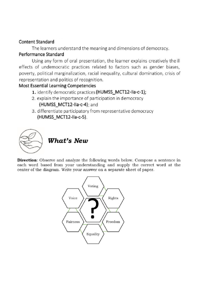 Democratic Participation Module | PDF