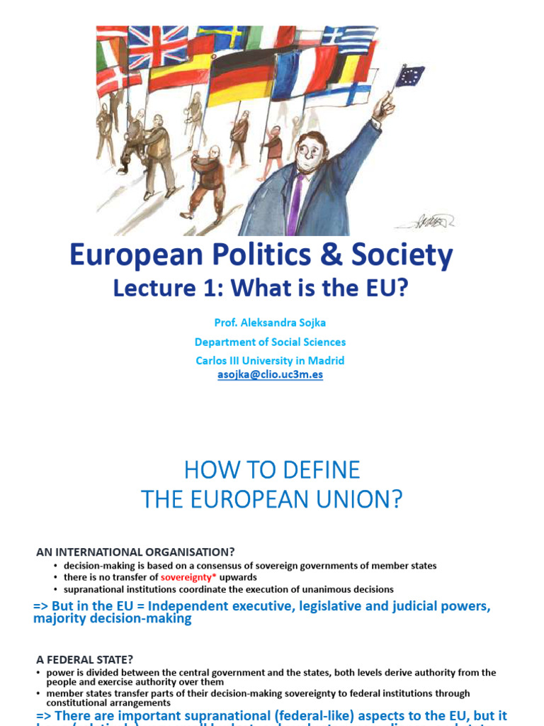 EPS Lecture 1 What Is The EU | PDF | European Union | Eurozone