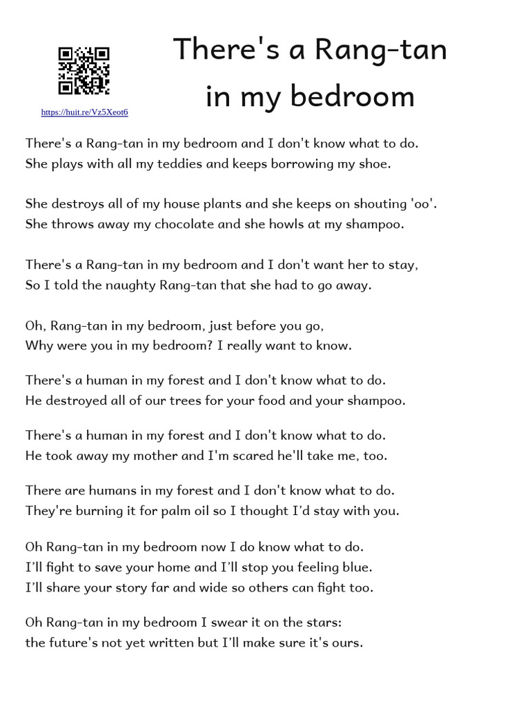 There's A Rang-Tan in My Bedroom | PDF