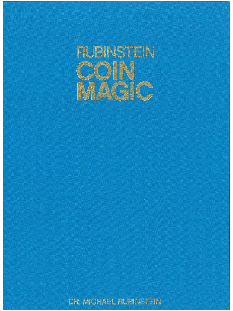 Toaz - Info Michael Rubinstein Coin Magic Rops Press 2020 PR | PDF