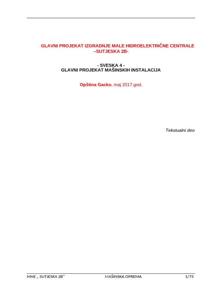 S2B Masinski Projekt | PDF