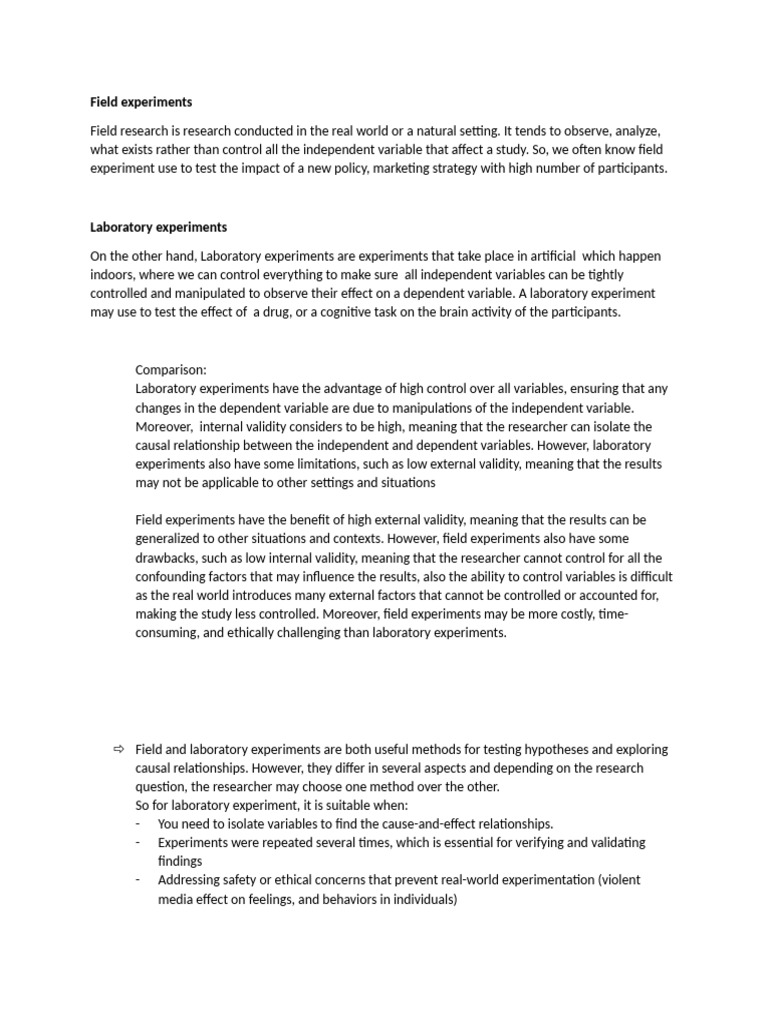 BRM | PDF | Experiment | Validity (Statistics)