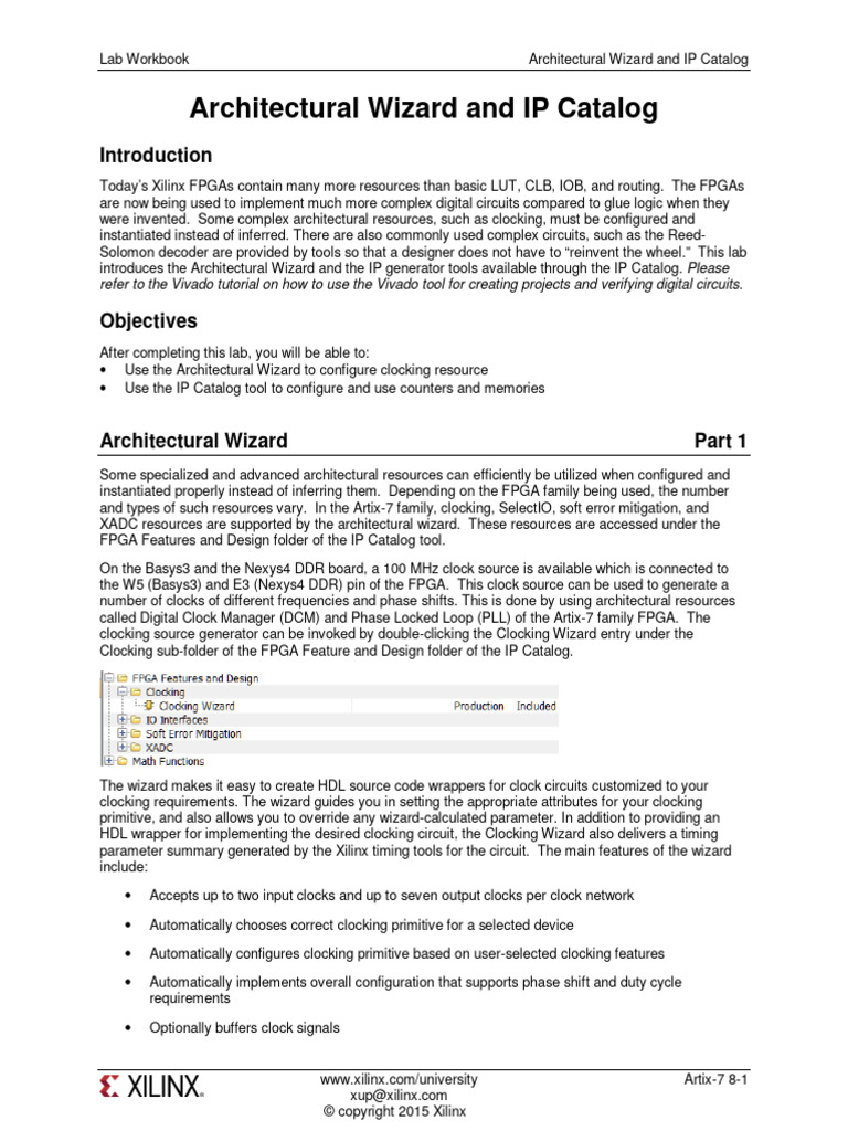 Vivado Lab8 | PDF | Field Programmable Gate Array | Parameter (Computer ...