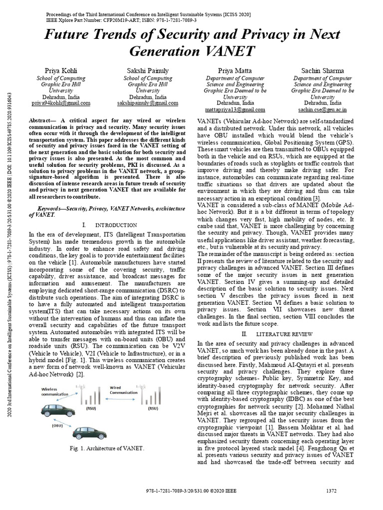 iciss49785.2020.9316043_note | PDF | Computer Network | Public Key Cryptography