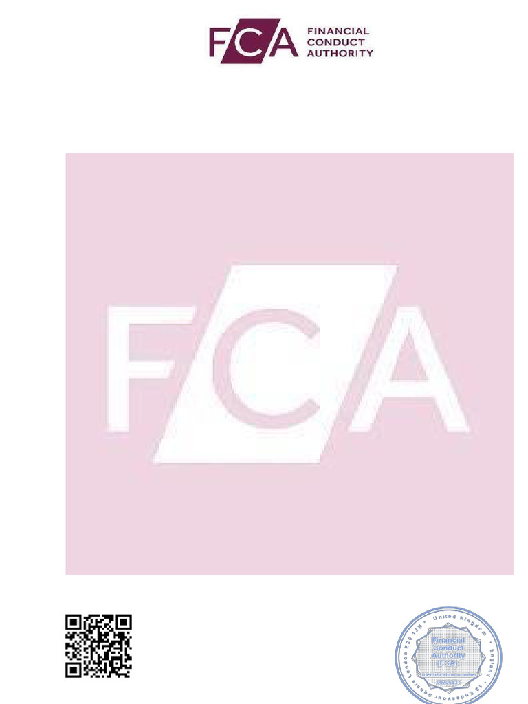 FCA Registration of Financial Market Intelligence | PDF