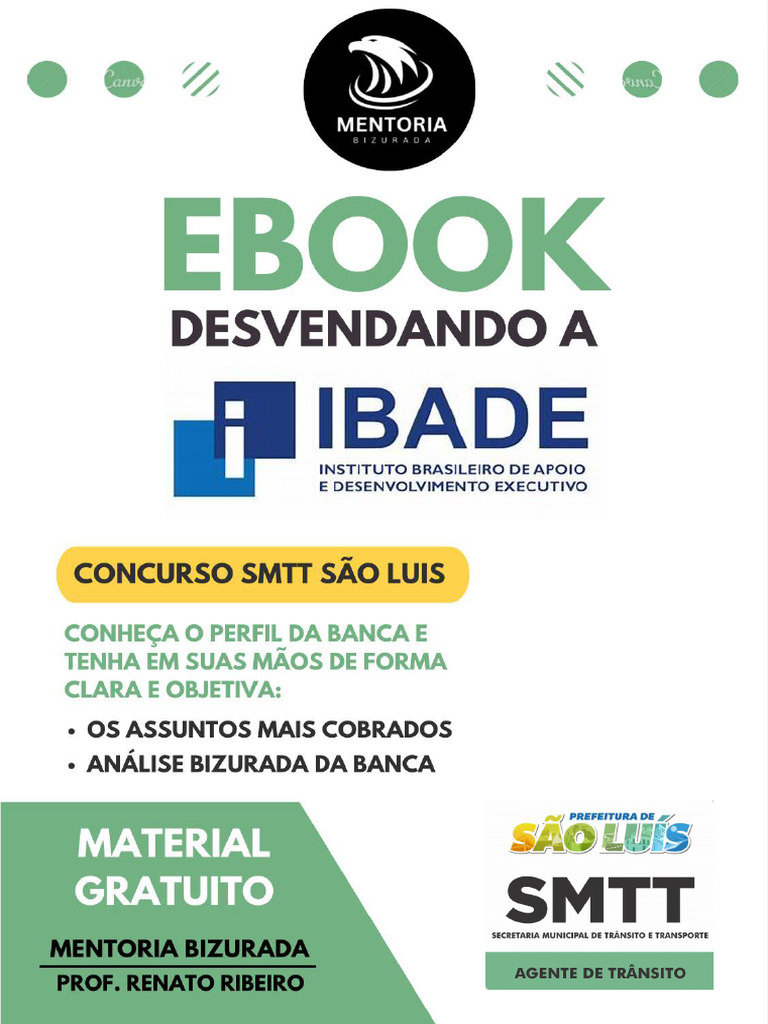 Cópia de EBOOK - DESVENDANDO A IBADE. SMTT - MENTORIA BIZURADA - PROF - RENATORIBEIRO | PDF ...