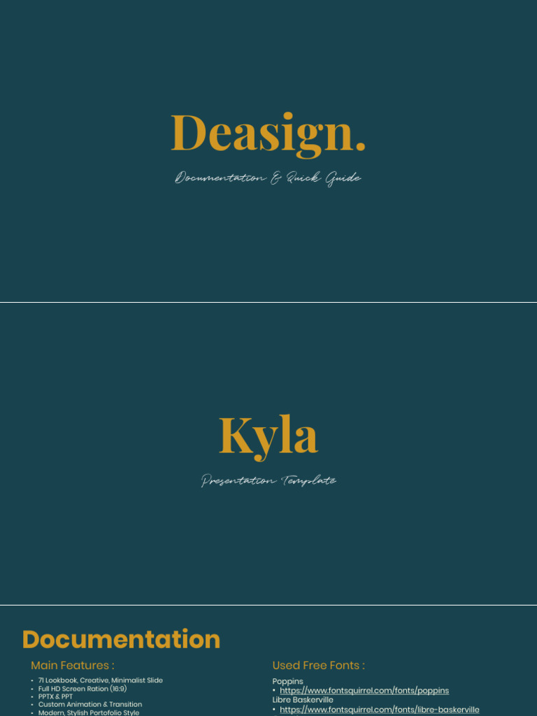 Documentation & Guide Kyla | PDF | Microsoft Power Point | Graphic Design