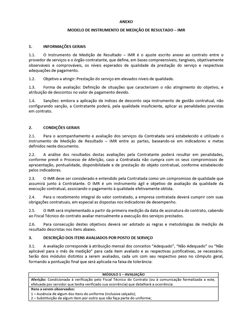 Anexo Vi Modelo de Imr PDF | PDF | Tempo