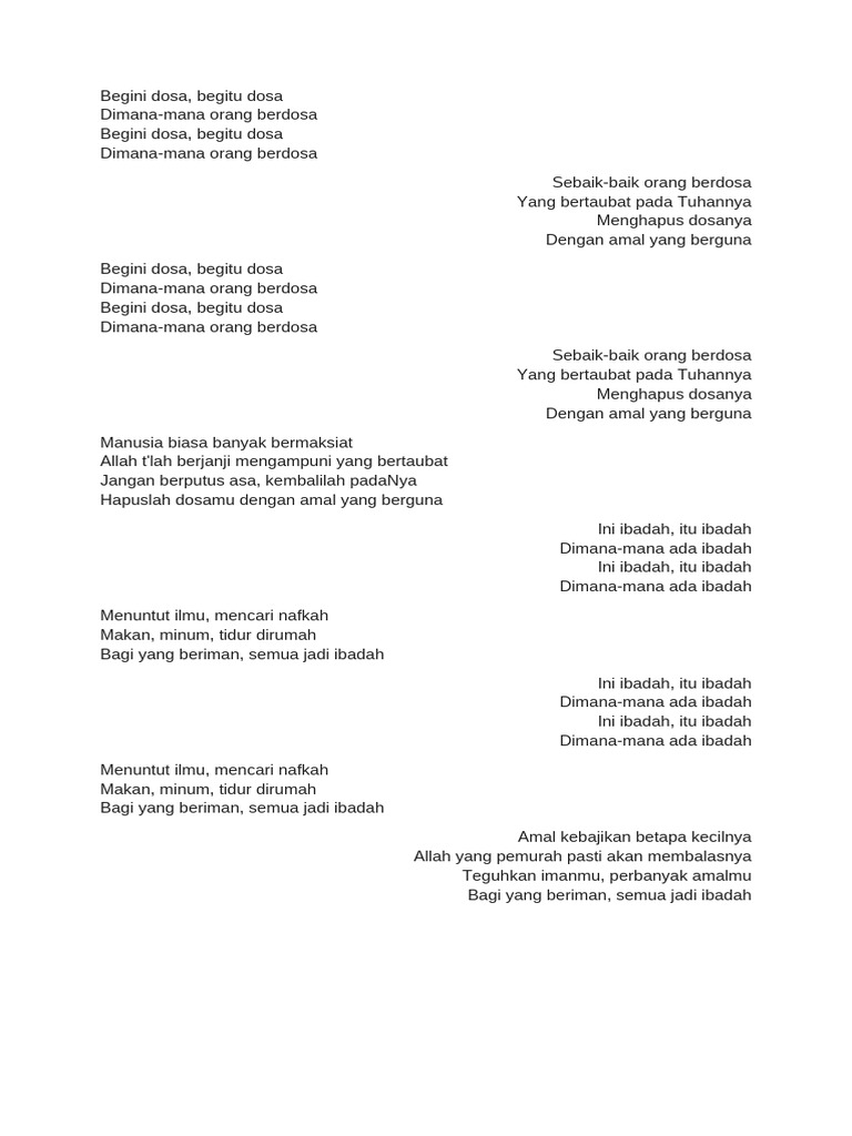 Begini dosa | PDF
