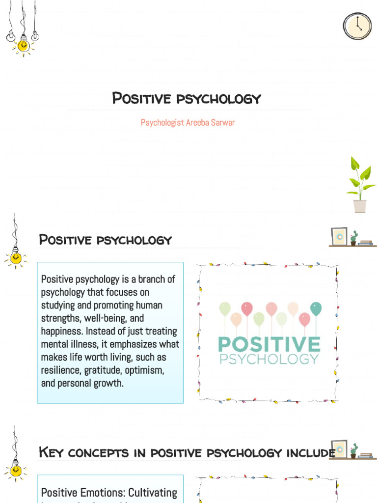 Positive Psychology | PDF