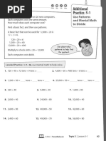 Envision Math 5th Grade Topic 5 Lesson 5 | PDF | Division (Mathematics ...