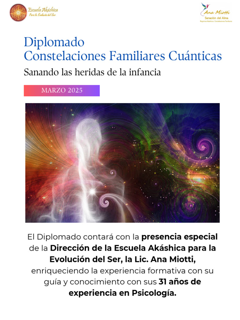 Conste Cuánticas Heridas Infancia Marzo | PDF | Las emociones | Amor