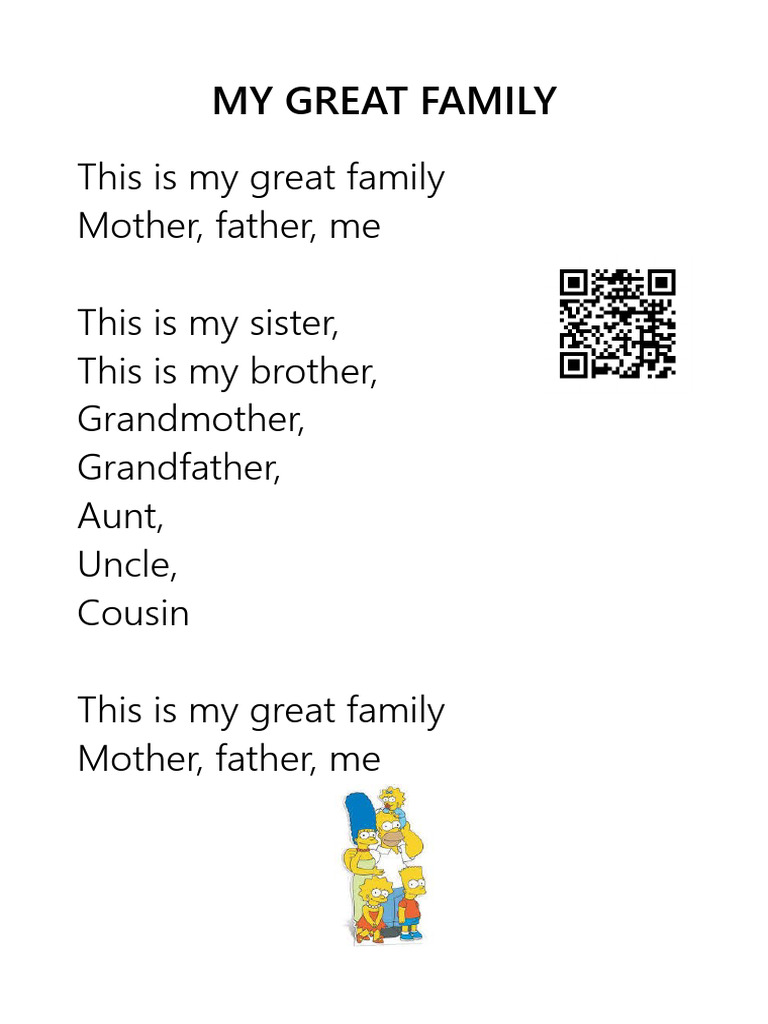 Parole Chanson QR Code Family | PDF