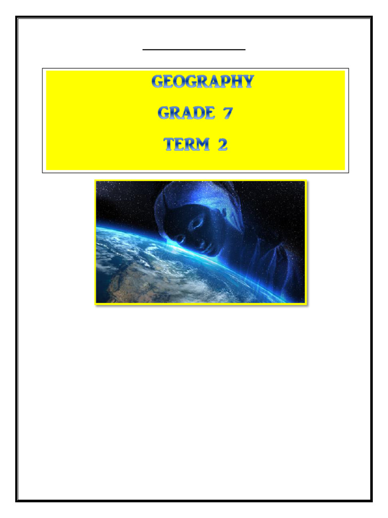 GRD 7 Geography T2 2021 | PDF | Volcano | Plate Tectonics