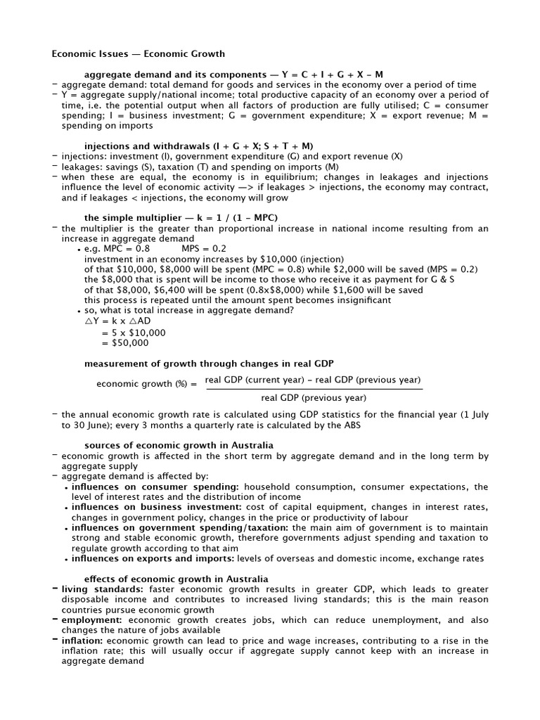Courses Arts Economics 1478002845 2016 Economics Notes | PDF ...