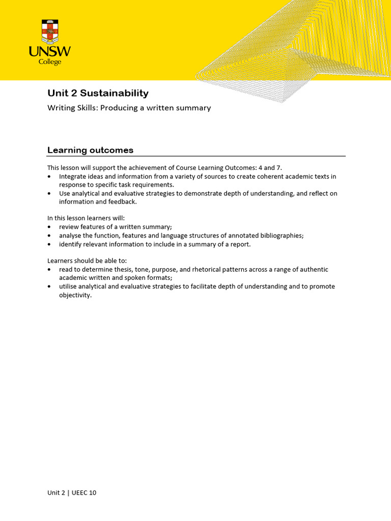 U10 U2 WS Lesson 121021 RB | PDF | Bibliography | Citation
